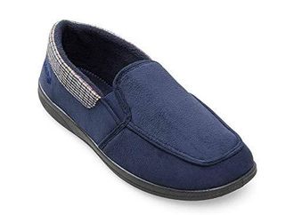 Padders Stan Chaussons larges pour homme, bleu marine, 46 EU