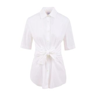 Aspesi Shirt mit Schleife - - Blouses & Shirts - Damen - Wei&szlig; - L