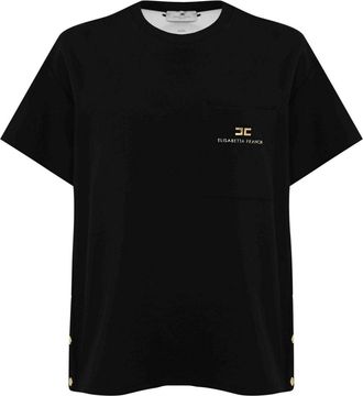 Elisabetta Franchi T-Shirt - Schwarz