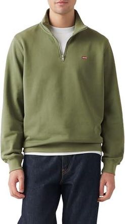 Levi's Original HM 1/4 Zip Maillot de survêtement, Moss Olive 0908736, XL Homme