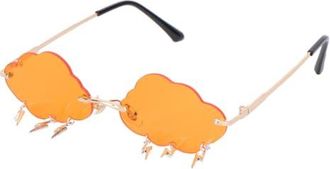 Beaupretty Lunettes de Soleil sans Monture Nuage Protection Uv400 pour Femme Style Streetwear Chic Accessoire L&eacute;ger pour Activit&eacute;s Int&eacute;rieures et Ext&eacute;rieures