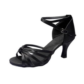 Generico Chaussures Danse Latine Femme Ete De Salon Chaussure Talon Pedilles Chausson Sandales &Eacute;t&eacute; Confortable Demi Pointe Classique Chaussons Fille Sandale Co