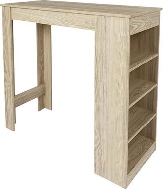 The Home Deco Factory Bartisch, stehend, Etageres Cheers, Holz, braun, 115x103x50