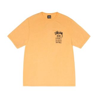 St&uuml;ssy OL 8 Ball Yin Yang Pig Dyed Tee - - Tops - Herren - Orange - L