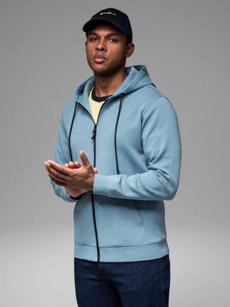 Ombre Kapuzensweatshirt Sweatshirt mit Kapuze UND Rei&szlig;verschluss im Streetwear-Stil