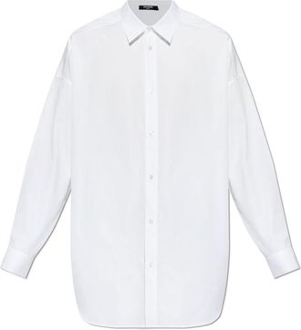 Balmain Homme, Chemises, Blanc, Taille: XL Chemise Classique