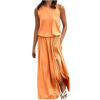 Generic Robe d&eacute;t&eacute; pour femme - Solution de produit pour une meilleure performance et une durabilit&eacute; dans diff&eacute;rentes applications, Orange, XXL