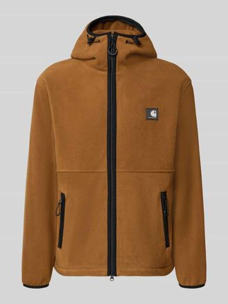 Carhartt Work in Progress Fleecejacke mit Label-Patch Modell Blevin
