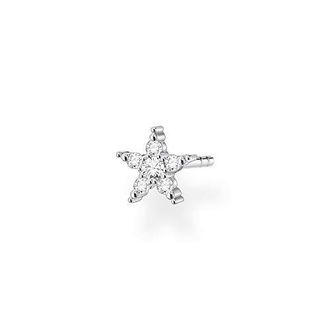 Thomas Sabo Boucles doreilles pour femme en forme détoile en argent sterling 925, 0,56 cm, Argent sterling, Non applicable