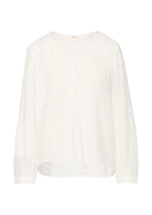s.Oliver Bluse Langarm mit V-Ausschnitt