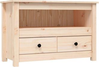 vidaXL Meuble tv 79x35x52 cm Bois de pin massif Vidaxl