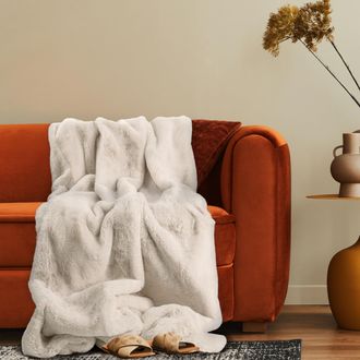 Paco Home Deko Wohnzimmer Decke Kuscheldecke Tagesdecke Waschbar Sofadecke Schlafzimmer Shaggy Einfarbig Flauschig Weich, Farbe:Creme, Gr&ouml;&szlig;e:150x200cm