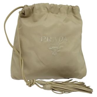 Prada Pre-owned Nylon pouches - - Pre-owned - Damen - Beige - ONE SIZE