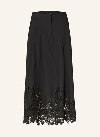 Riani Riani Rock Mit Lochspitze schwarz