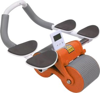 Generic Bauchroller, automatisches Bauchrad, intelligenter automatischer Rebound-Trainingsroller | Kernverst&auml;rkungsger&auml;t, tragbares Trainingsger&auml;t f&uuml;r R&uuml;cken,
