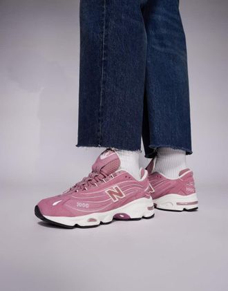 New Balance M1000 Baskets unisexes - Rose th&eacute;