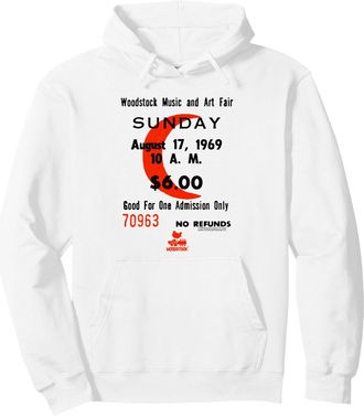 Woodstock Chimes Woodstock Sunday Ticket Pullover Hoodie