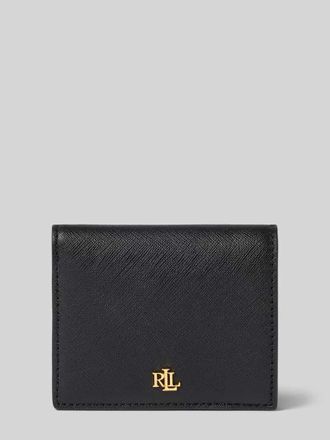 Lauren Ralph Lauren Portemonnaie aus Leder mit Label-Applikation