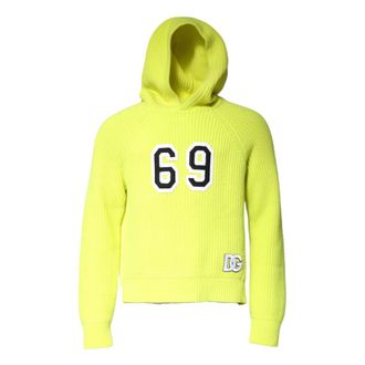 Dolce & Gabbana Gr&uuml;ner Strickkapuzenpullover - - Sweatshirts & Hoodies - Herren - Gr&uuml;n - M