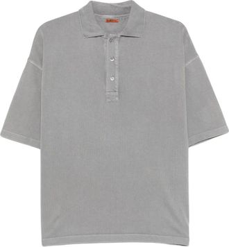 Barena Homme, Tops, Gris, Taille: XL Polo Mezza Manica Colletto