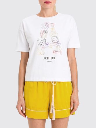 Twin-Set T-Shirt Femme couleur Blanc