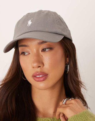 Polo Ralph Lauren Kappe in Grau mit Markenlogo