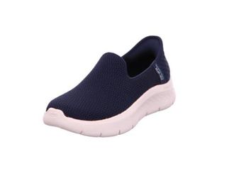 Skechers Baskets Go Walk Flex-Relish à Enfiler Mains Libres pour Femme, Bordure Textile Bleu Marine., 40 EU