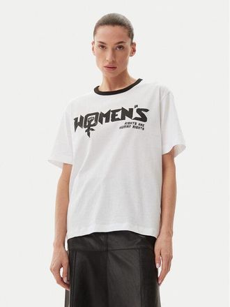 Munthe T-Shirt Flisha 251111525166 Weiß Loose Fit