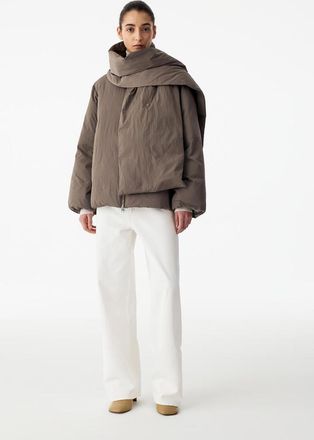 Arket Upcycled Down Jacke -Beige