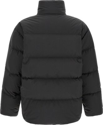 Saint Laurent High Neck Quilted Down Jacket - Black