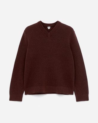 Arket Pullover Aus Wollmischung -Rot