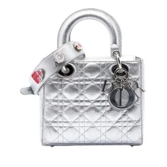 Dior Sac &agrave; main Lady Dior Pre-owned - Femme - Pre-owned - Gris - Taille: ONE Size