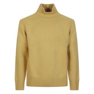 Soft Goat Woll-Rollkragenpullover - - Knitwear - Herren - Beige - XL