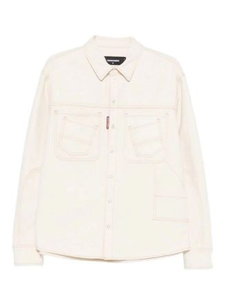 Dsquared2 Chemise - Cr&egrave;me