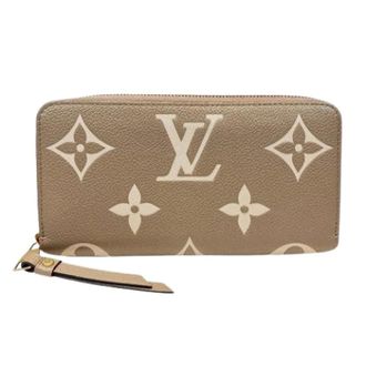 Louis Vuitton Portefeuille Long (&agrave; deux volets) doccasion - Femme - Pre-owned - Beige - Taille: ONE Size