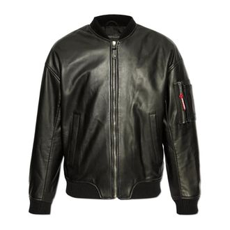 Dsquared2 Lederjacke - - Jackets - Herren - Schwarzk - XL
