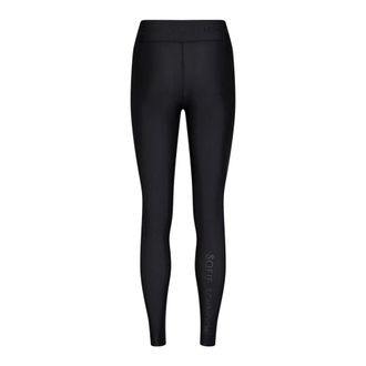 Sofie Schnoor Logo Detail Schwarze Leggings - - Trousers - Damen - Schwarzk - XS