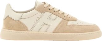 Hogan Femme, Chaussures, Beige, Taille: 36 1/2 EU Cool Baskets