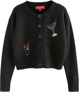 Next Strickpullover Langärmeliger Weihnachtspullover (1-tlg)