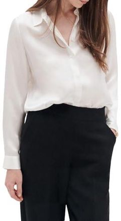 Caroll Femme 232c-cjamie1 Blouse, Ivoire, 46 EU