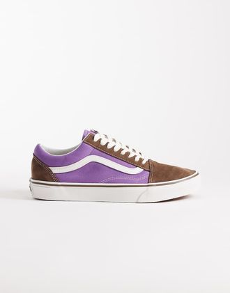 Vans Old Skool - Sneaker in Braun und Lila-Brown
