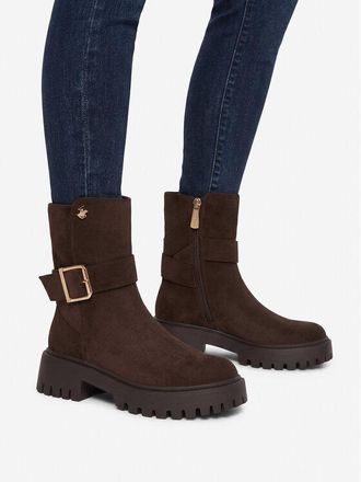 Beverly Hills Polo Club Stiefeletten EO-LI25184-2 Dunkelbraun