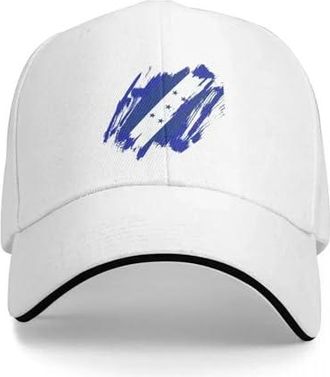 Generic Casquette de Baseball pour Hommes, Casquette de Baseball de la R&eacute;publique du Honduras Chapeaux Sandwich Hip-hop Hommes Casquette de Soleil Ajustable p