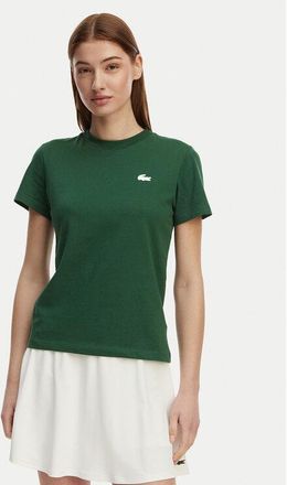 Lacoste T-Shirt TF9246 Gr&uuml;n Slim Fit