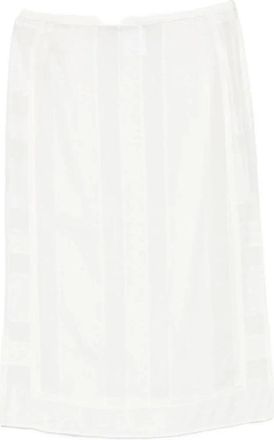 Low Classic LOW Classic, Femme, Jupes, Blanc, Taille: 40 FR Jupe Midi