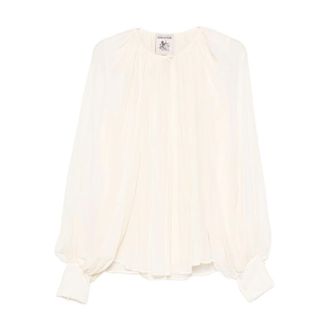 Semicouture Damen, Blusen & Hemden, Weiß, XSGröße