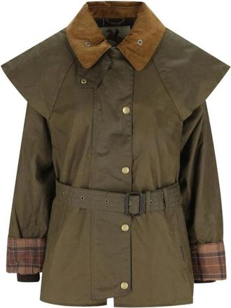 Barbour LWX Cape - - Jackets - Damen - Gr&uuml;n - M