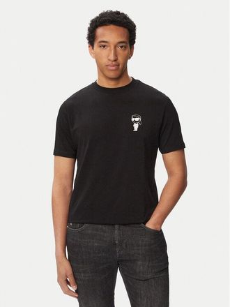 Karl Lagerfeld T-Shirt 755048 563235 Schwarz Regular Fit