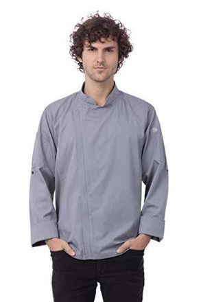 Chef Works Hartford Chef Coat Veste, Gris, XL Homme