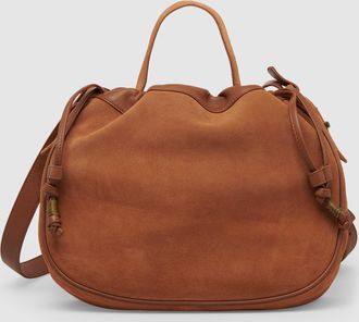 Sista Paris Sac Moon Nubuck Rust